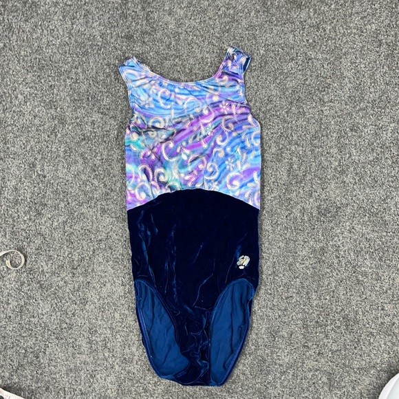 GK | Other | Shannon Muller By Gk Velvet Metallic Gymnastics Tumbling ...